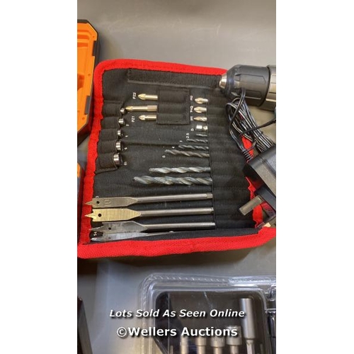 X1 TORX SOCKET SET, X1 PARKSIDE SCREWDRIVER BIT SET, X1 DRAPPER SOCKET ...