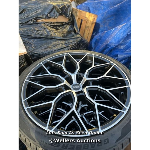 BRAND NEW SET OF 23 ALLOY WHEELS & TYRES FITS RANGE ROVER SPORT, VOGUE ...