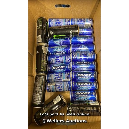 BOOST & MONSTER ENERGY DRINKS / B4A