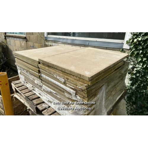 80X HONED NATURAL STONE PAVING SLABS, 60CM (W) X 90CM (L) X 3CM (T)