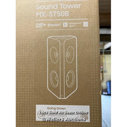 SAMSUNG MX-ST50/XU 240W IPX5 SOUND TOWER BASS BASS BOOSTER PARTY ...