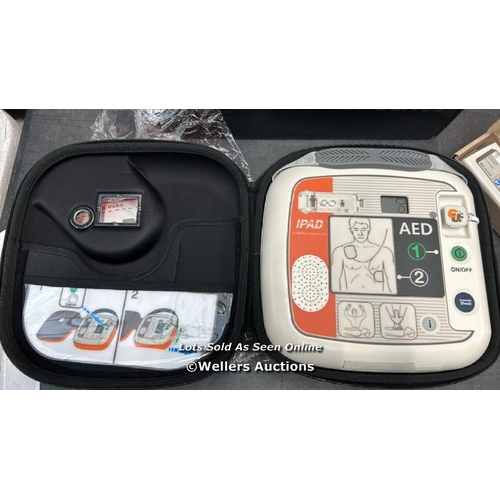 IPAD SP1 AED, AUTOMATED EXTERNAL DEFIBRILLATOR, FULLY AUTOMATIC ...