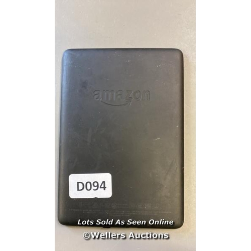 AMAZON KINDLE PAPERWHITE PQ94WIF - FACTORY SETTINGS RESTORED