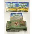 Battery powered Tinplate tank with Three new & sealed Micro Machines no ...