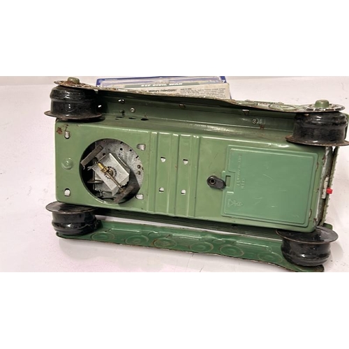 Battery powered Tinplate tank with Three new & sealed Micro Machines no ...
