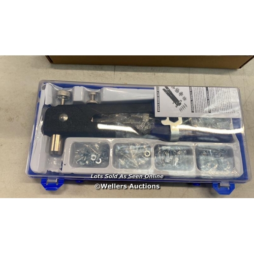 LSLANSOON 86 PCS RIVET NUT TOOL KIT, HAND RIVETER SET WITH M3/M4/M5/M6 ...