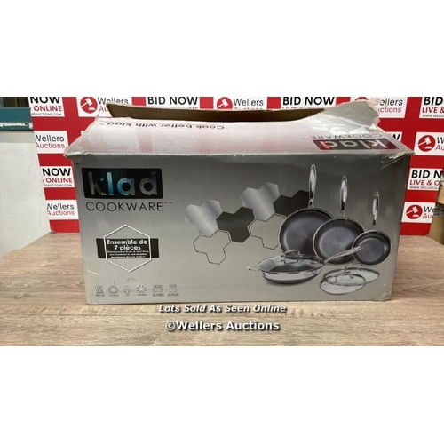 PRO STEEL FUSION 7 PIECE COOKWARE SET / ONE MISSING / APPEARS NEW OPEN ...