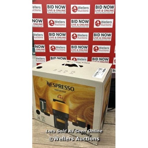 NESPRESSO BY MAGIMIX VERTUO POP CAPSULE COFFEE MACHINE IN BLACK - 11729 ...