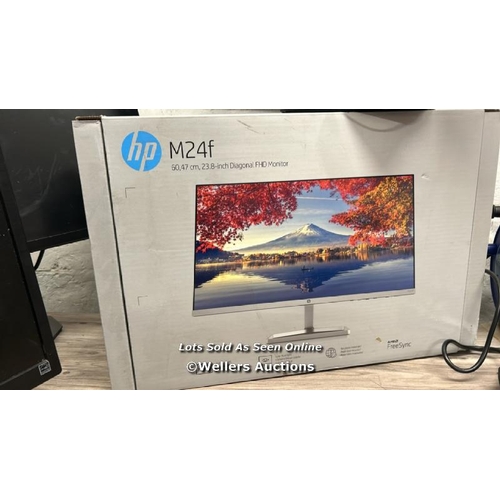 5X ASSORTED PC MONITORS INCLUDING HP M24F, DELL S271DGFA, ASUS VG24VQE ...