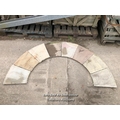 STONE PAVING TO FORM A CIRCLE, MEASUREMENTS OF PHOTOGRAPHED PAVING ...