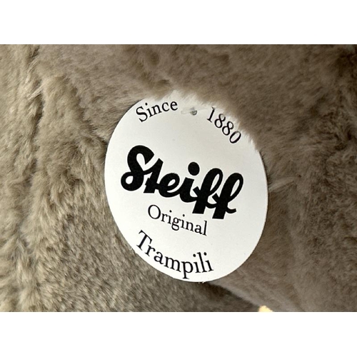 STEIFF TRAMPILI RIDING ELEPHANT 70CM / RRP: 649 / APPEARS NEW OPEN BOX ...