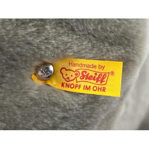 STEIFF TRAMPILI RIDING ELEPHANT 70CM / RRP: 649 / APPEARS NEW OPEN BOX ...