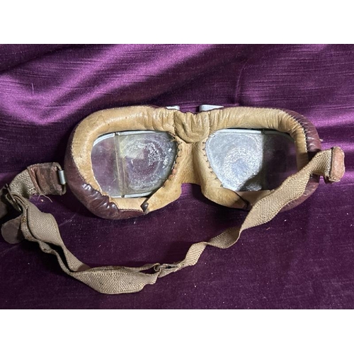Vintage Stadium motorcycle goggles / All lots are located at The Barn ...