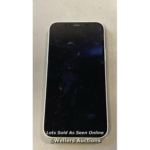 IPHONE 12 MODEL A2403 128GB CARRIER: UNLOCKED / ICLOUD LOCK: ON, IMEI ...