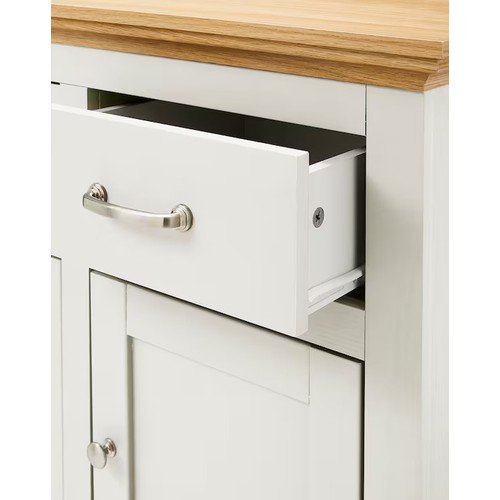 JULIPA ASHFORD 2 DOOR 2 DRAWER SIDEBOARD - CREAM / RRP: 219 / APPEARS ...