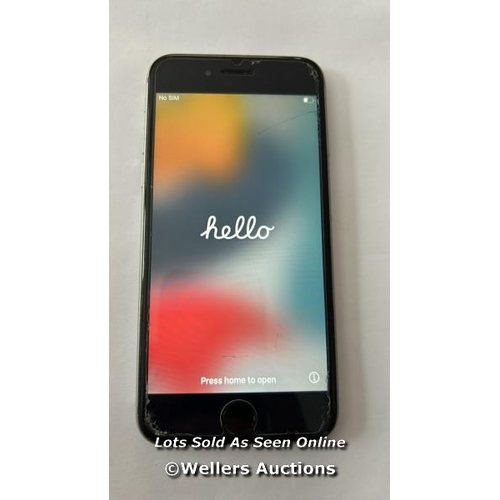 APPLE IPHONE 6S / MODEL NO: A1688 / SPACE GREY / 128GB / SERIAL NO ...