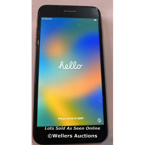 APPLE IPHONE 8+ / MODEL NO: A1897 / SPACE GREY / 64GB / SERIAL NO ...