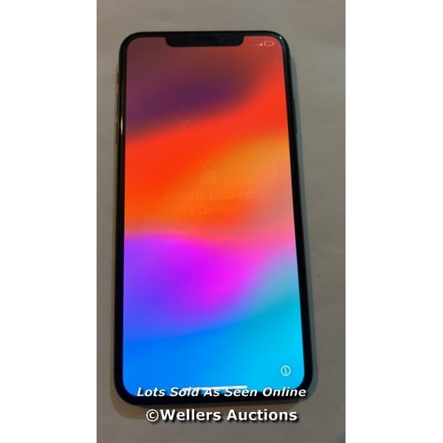 APPLE IPHONE XS MAX / MODEL NO: A2101 / SPACE GREY / 64GB / SERIAL NO ...