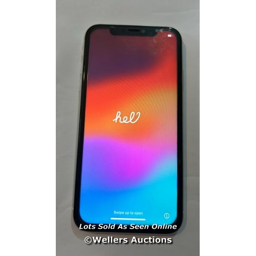 APPLE IPHONE 11 / MODEL NO: A2221 / WHITE / 64GB / SERIAL NO ...