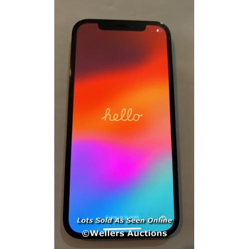 APPLE IPHONE 12 PRO / MODEL NO: A2407 / PACIFIC BLUE /128 GB / SERIAL ...
