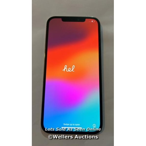 APPLE IPHONE 12 PRO MAX / MODEL NO: A2411 / GRAPHITE / 128GB / SERIAL ...