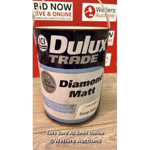 DULUX TRADE DIAMOND MATT DEEP BASE 5LT / WHITE