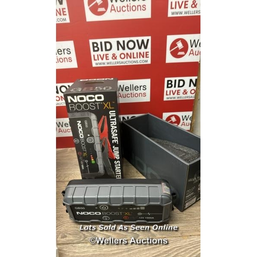 NOCO BOOST XL GB50 1500A 12V ULTRASAFE PORTABLE LITHIUM CAR JUMP ...