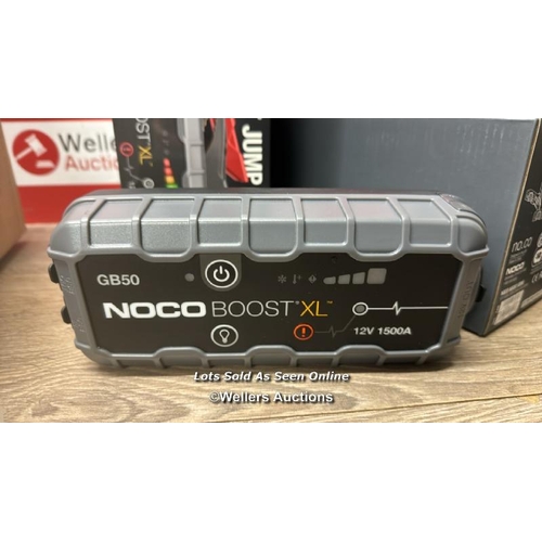 NOCO BOOST XL GB50 1500A 12V ULTRASAFE PORTABLE LITHIUM CAR JUMP ...