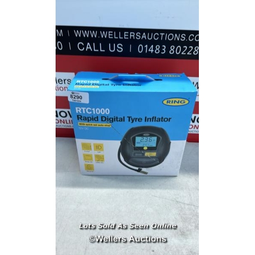 RING AUTOMOTIVE - RTC1000 12V RAPID TYRE INFLATOR AIR COMPRESSOR CAR ...