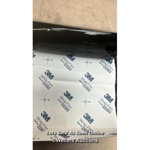 GENERIC 3M 2080 GLOSS BLACK METALLIC G212 CAR WRAP AIR-RELEASE VINYL ...