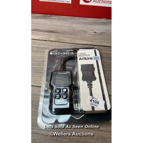 TOPDON AL300, OBD2 SCANNER CODE READER, CAR AUTO DIAGNOSTIC TOOL WITH ...