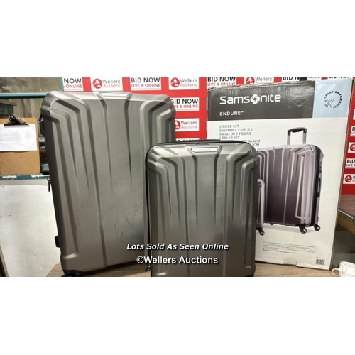 SAMSONITE ENDURE 2PC. HARDSIDE LUGGAGE SET / MINIMAL SIGNS OF USE ...