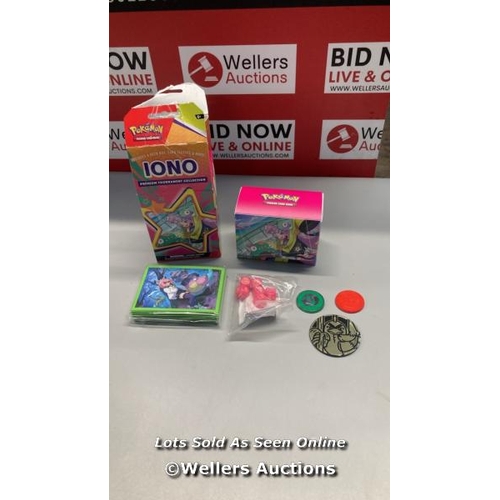 POKEMON TCG: IONO PREMIUM TOURNAMENT COLLECTION (1 FULL-ART FOIL CARD ...