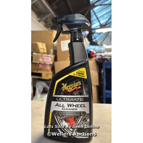 MEGUIAR'S G180124EU ULTIMATE ALL WHEEL CLEANER IRON REMOVER 709ML ...