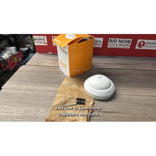 STEINEL MOTION DETECTOR IS 360-3 WHITE, 2000 W CAPACITY, 360 PIR SENSOR ...
