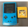 NINTENDO GAME BOY COLOR/ MODEL CGB-001 + POKEMON GAME CARD