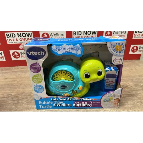 VTECH BUBBLE TIME TURTLE, BATH TOY FOR 1 YEAR OLDS, SENSORY BATHTUB ...