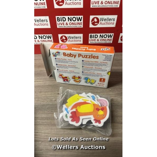 GALT BABY PUZZLES - FUN, EDUCATIONAL AND COLOURFUL EARLY LEARNING 2 PC ...