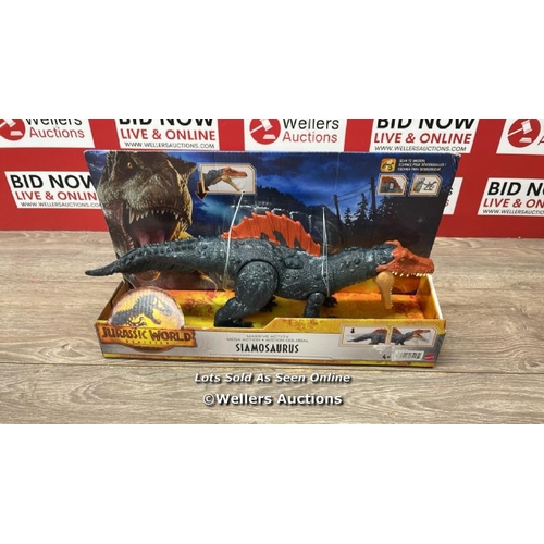 MATTEL JURASSIC WORLD DOMINION MASSIVE ACTION SIAMOSAURUS DINOSAUR ...