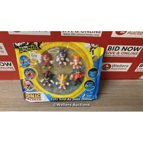 CHARACTER OPTIONS HEROES OF GOO JIT ZU MINI SONIC 6 PACK / MINIMAL ...
