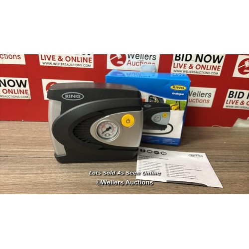 RING AUTOMOTIVE - RAC610 12V ELECTRIC TYRE INFLATOR AIR COMPRESSOR CAR ...