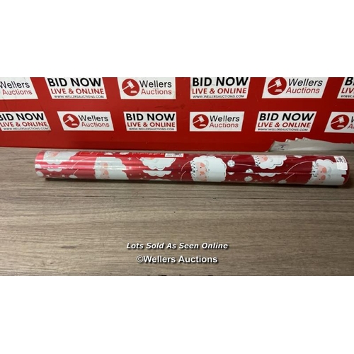 KIRKLAND SIGNATURE FOIL WRAP REVERSIBLE CHRISTMAS PAPER / APPEARS NEW ...