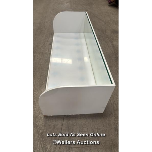 SHOP DISPLAY SHELVES WITH MIRROR AND LIGHTS FROM A HIGHEND DEPARTMENT STORE