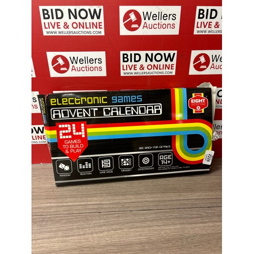 EIGHT ADVENT CALENDAR KIT - ELECTRONIC GAMES / MINIMAL SIGNS OF USE ...
