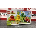 LEGO 10982 DUPLO MY FIRST FRUIT AND VEGETABLE TRACTOR TOY, STACKING AND ...