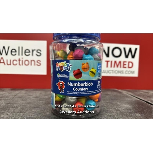 LEARNING RESOURCES NUMBERBLOCKS NUMBERBLOB COUNTING SET, MATHS COUNTERS ...