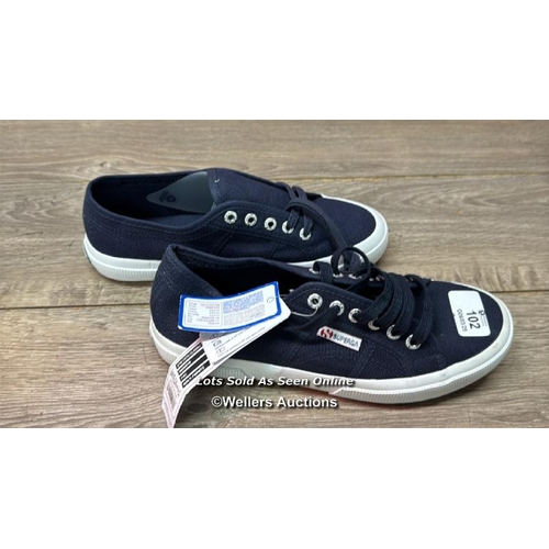 NEW SUPERGA NAVY TRAINERS / TWO DIFFERENT SIZES / EU 39 & 37.5 / A22