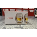 JUDGE DOUBLE WALLED GLASS ESPRESSO COFFEE SHOT CUPS, SET OF 2, 75ML ...
