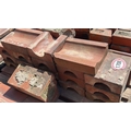 Approx X18 terracotta gully bricks, each measures approx 23cm L x 23cm ...