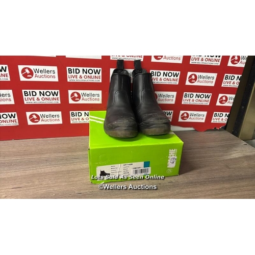 APACHE AP714SM LEATHER SAFETY DEALER BOOT | SIZE 9 UK | STEEL TOE CAP ...